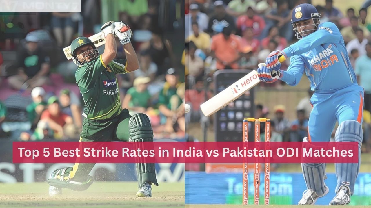 Top 5 Best Strike Rates in India vs Pakistan ODI Matches